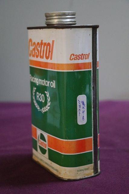 Castrol R30 One Litre Racing Motor Oil Tin | XXXX Antique Complex