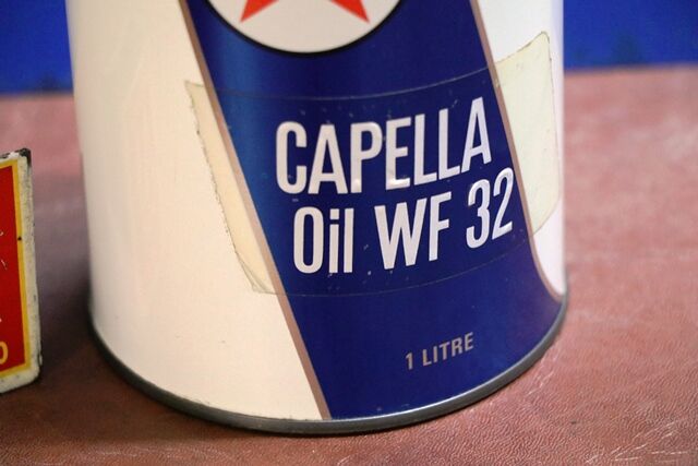 Classic Caltex Capella Oil WF32 1 litre Can. | XXXX Antique Complex
