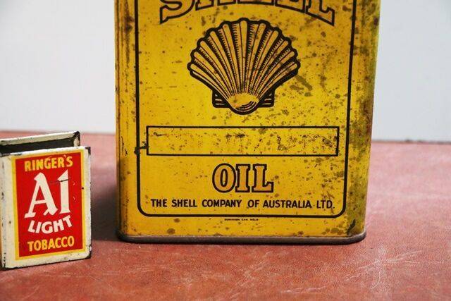 Early Australian Shell One Quart Motor Oil Tin. | XXXX Antique Complex
