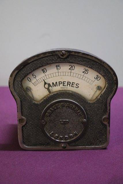 Early Drake & Gorham LTD Amperes Meter Gauge | XXXX Antique Complex