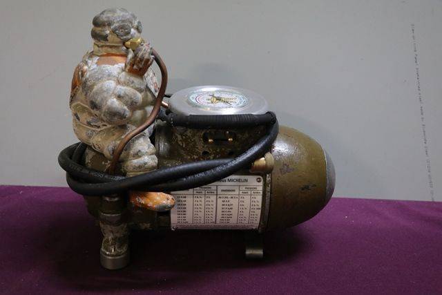 Early French Michelin Bibendum Portable Bomb Compressor | XXXX Antique ...