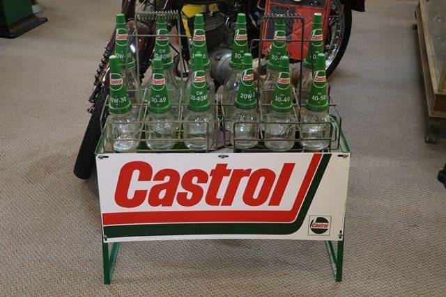 Superb & Genuine Castrol "L" 12 Bottle Oil Rack | XXXX Antique Complex