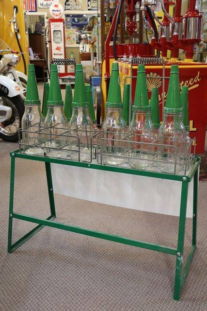Superb & Genuine Castrol "L" 12 Bottle Oil Rack | XXXX Antique Complex