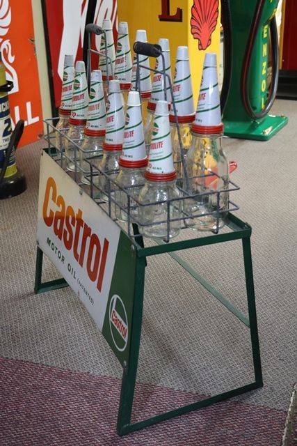 Genuine Castrol "Z" 12 Bottle Oil Rack | XXXX Antique Complex