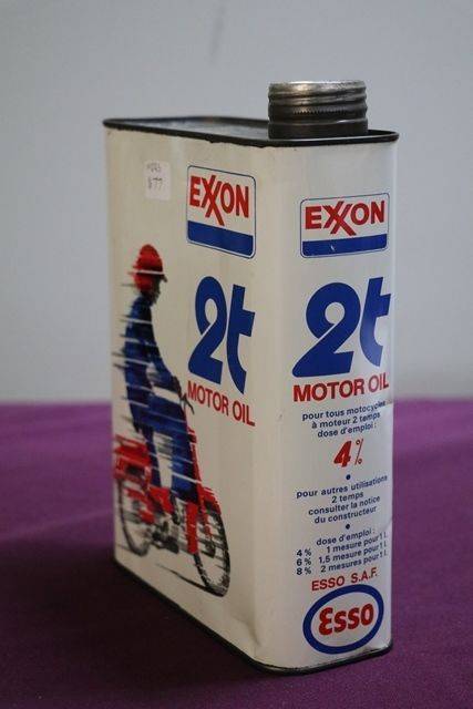 Exxon 2T 2 Litres Motor Oil Tin | XXXX Antique Complex
