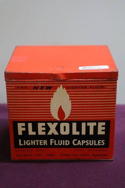 Flexolite Lighter Fluid Capsules Tin | XXXX Antique Complex