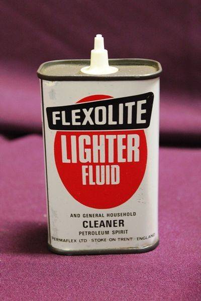 Flexolite Lighter Fluid Tin | XXXX Antique Complex
