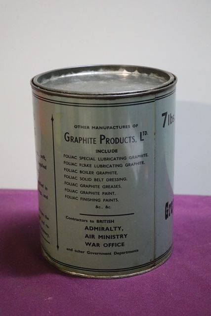Foliac Graphite Cup Grease 7 lb Tin | XXXX Antique Complex