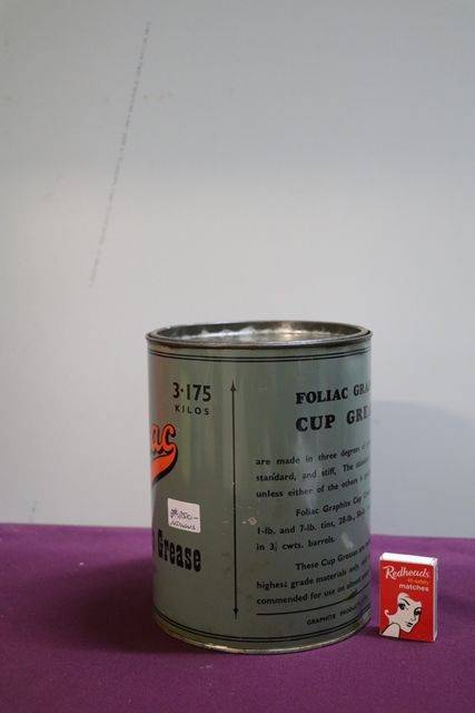 Foliac Graphite Cup Grease 7 lb Tin | XXXX Antique Complex