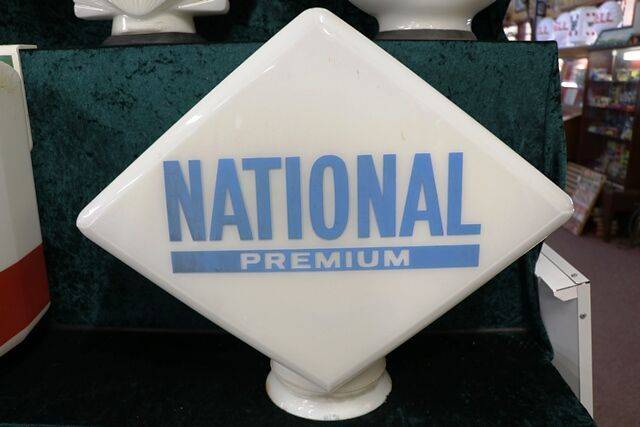 Genuine National Premium Glass Petrol Pump Globe. # | XXXX Antique Complex