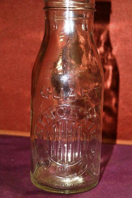 Genuine Sinclair Quart Opaline Oil Bottle. | XXXX Antique Complex