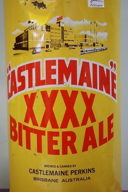 Large Castlemaine XXXX Bitter Ale Can | XXXX Antique Complex