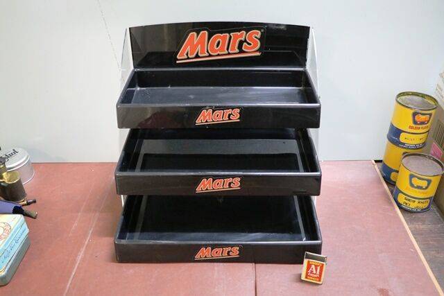 MARS Shop Counter 3 Tray Plastic Candy Bar Dispenser. | XXXX Antique ...
