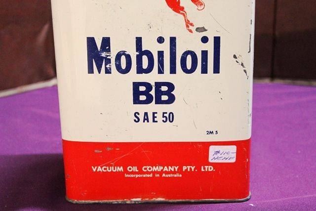 Mobiloil BB SAE50 1 Gal Tin. | XXXX Antique Complex