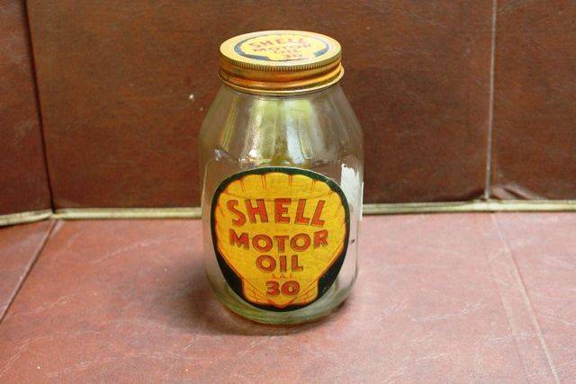 Original Shell Motor Oil Jar | XXXX Antique Complex