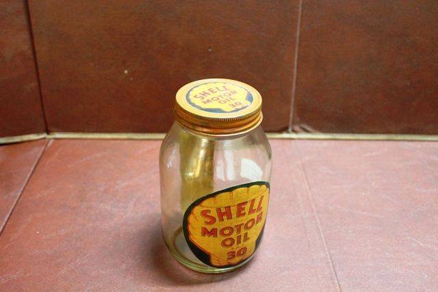 Original Shell Motor Oil Jar | XXXX Antique Complex