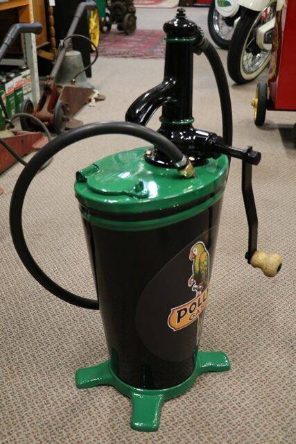 Vintage Polly Gas Gear Oil Dispenser Pump | XXXX Antique Complex