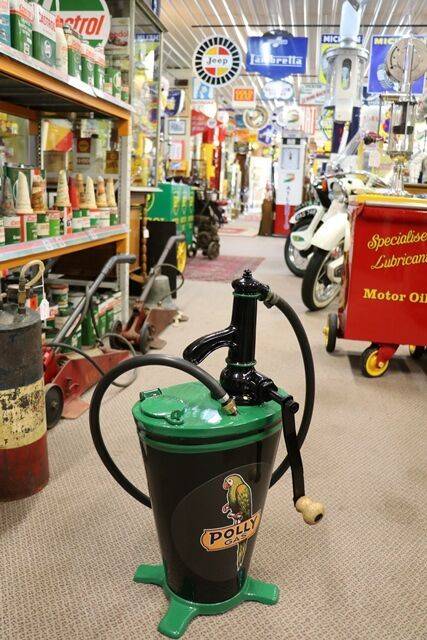 Vintage Polly Gas Gear Oil Dispenser Pump | XXXX Antique Complex