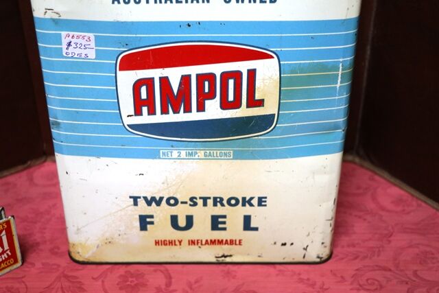 Rare Ampol 2gal Two Stroke Fuel Can. | XXXX Antique Complex