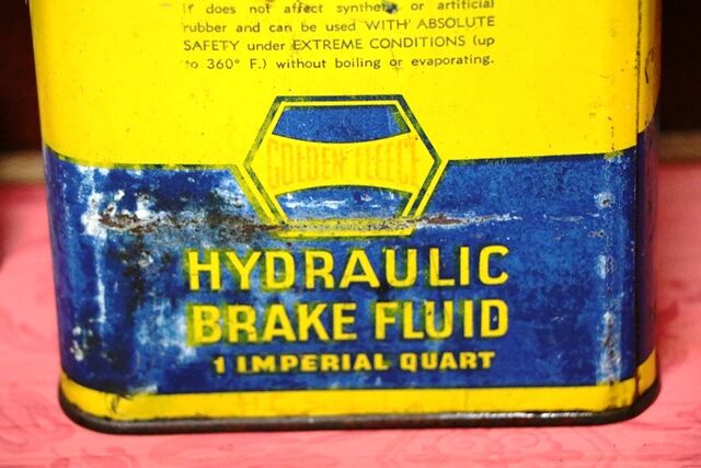 Rare Golden Fleece Hex Supra 360 Brake Fluid 1qrt Tin. | XXXX Antique ...