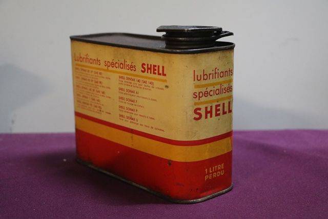 Shell Donax U 1 Litre Motor Oil Tin | XXXX Antique Complex