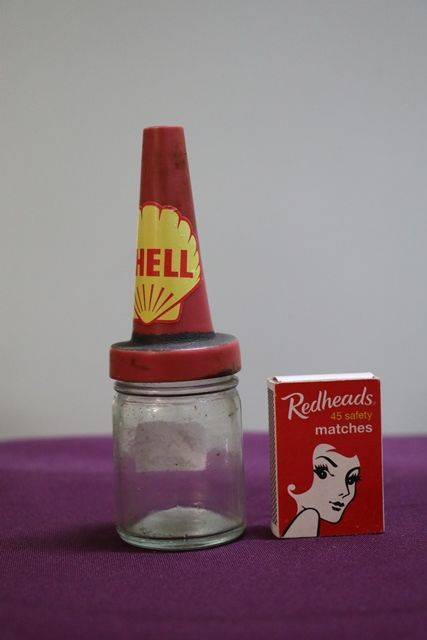 Shell Fuel Additive Bottle + Plastic Top | XXXX Antique Complex