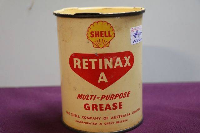 Shell Retinax A 1 LB Multi-Purpose Grease Tin | XXXX Antique Complex