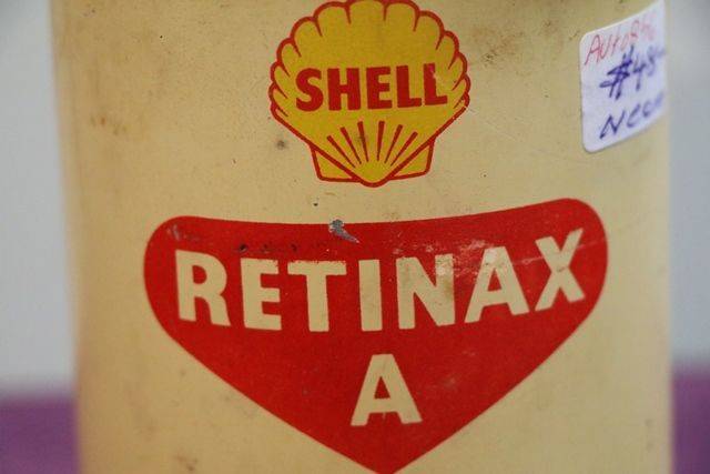 Shell Retinax A 1 LB Multi-Purpose Grease Tin | XXXX Antique Complex