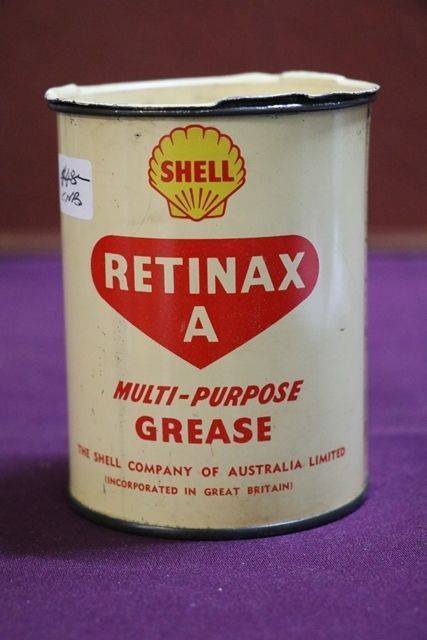 Shell Retinax A Grease Tin | XXXX Antique Complex