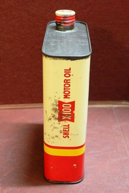 Shell X100 2ltr Oil Tin | XXXX Antique Complex