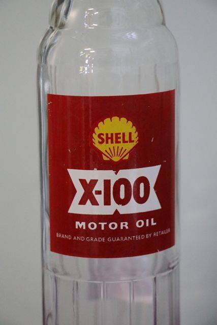 Shell X-100 Motor Oil Bottle | XXXX Antique Complex