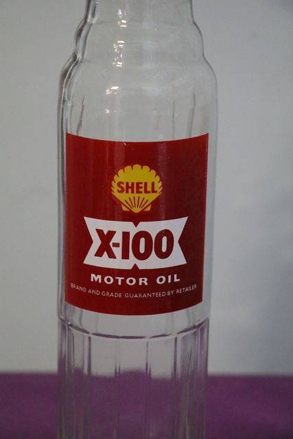 Shell X-100 Motor Oil Bottle | XXXX Antique Complex