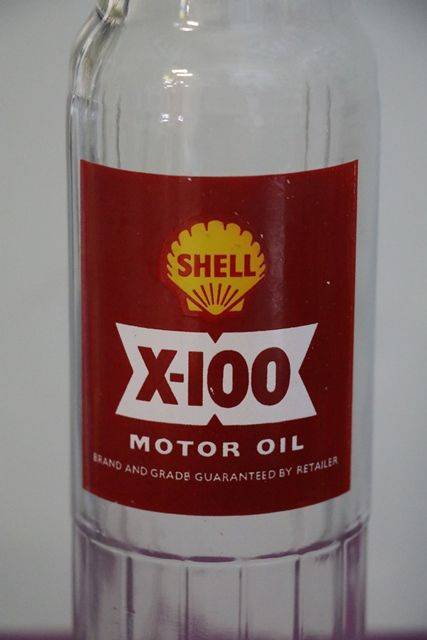 Shell X-100 Motor Oil Bottle | XXXX Antique Complex