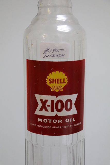 Shell X-100 Motor Oil Bottle | XXXX Antique Complex