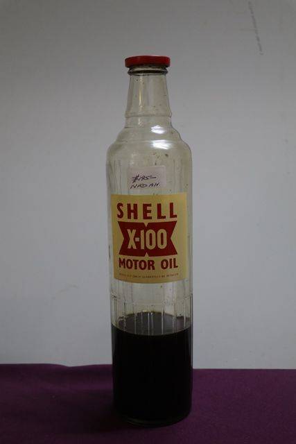 Shell X-100 Motor Oil Bottle | XXXX Antique Complex
