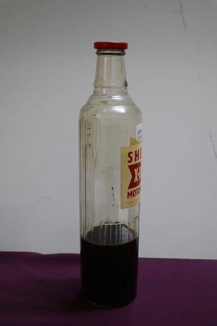 Shell X-100 Motor Oil Bottle | XXXX Antique Complex
