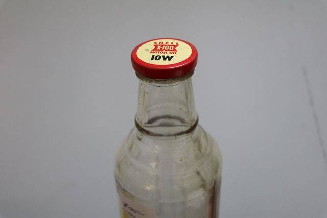 Shell X-100 Motor Oil Bottle | XXXX Antique Complex