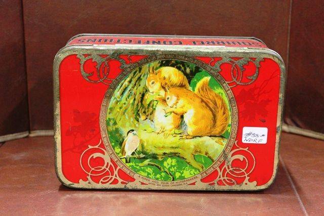Squirrel Confections Advertising Tin | XXXX Antique Complex