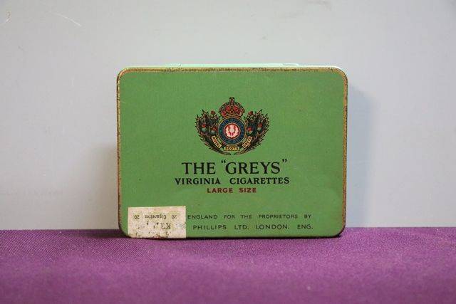 The "Greys" Virginia Cigarettes Tin | XXXX Antique Complex