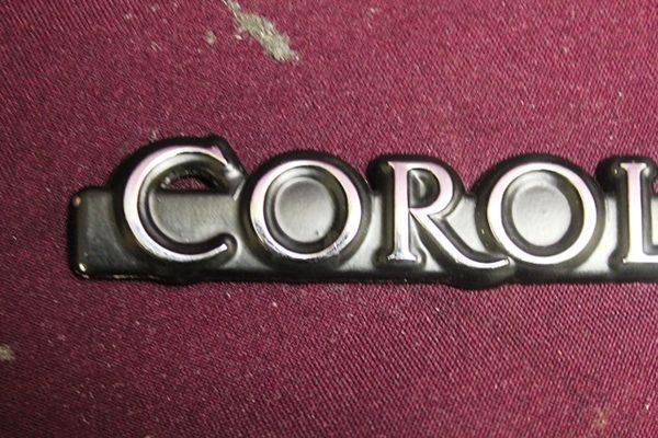 Toyota Corolla Car Badge | XXXX Antique Complex