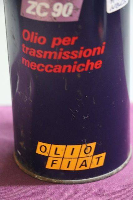Tutela Olio Fiat ZC 90 1 Litre Italian Oil Tin | XXXX Antique Complex
