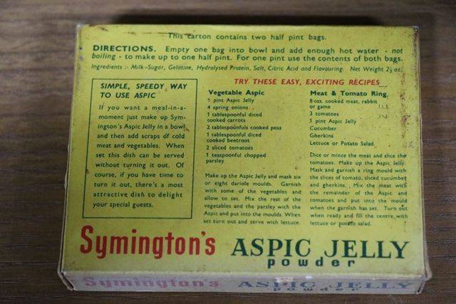 Vintage Aspic Jelly Powder Packet | XXXX Antique Complex