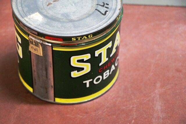 Vintage Canadian STAG Chewing Tobacco Can. | XXXX Antique Complex