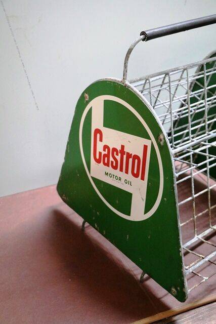 Vintage Castrol Z Motor Oil Tins Forecourt Rack. # | XXXX Antique Complex