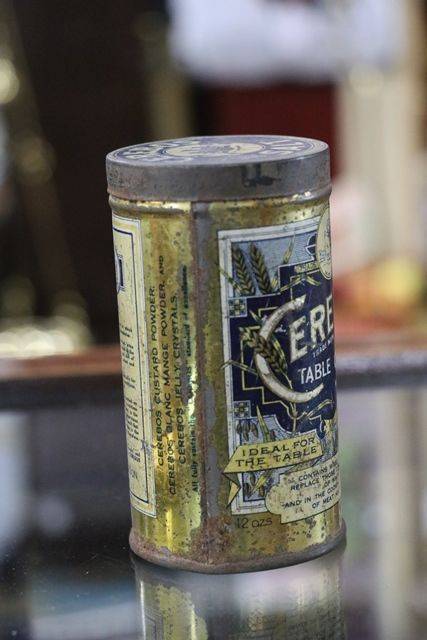 Vintage Cerebos Table Salt Tin | XXXX Antique Complex