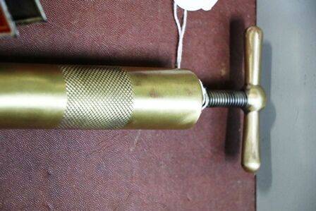 Vintage ENOTS Autoram Special Brass Grease Gun. | XXXX Antique Complex