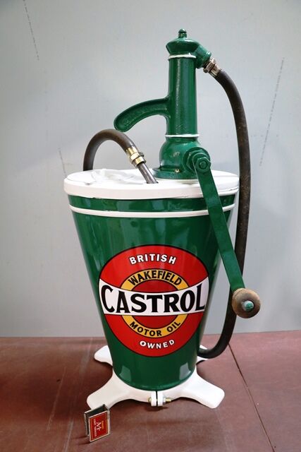 Vintage Gear Oil Dispenser Restored in Castrol Livery. # | XXXX Antique ...
