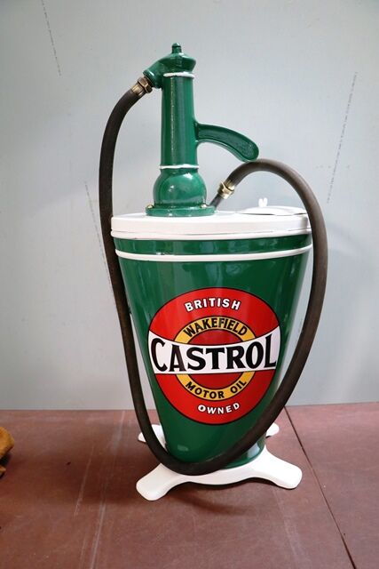 Vintage Gear Oil Dispenser Restored in Castrol Livery. # | XXXX Antique ...