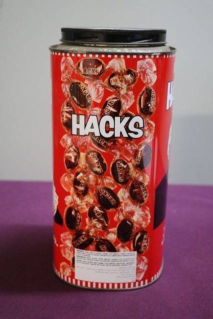 Vintage Original Hacks Toffee Pictorial Tin | XXXX Antique Complex