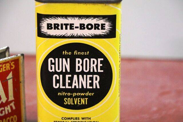 Vintage Handy Oiler. Brite-Bore Gun Bore Cleaner. | XXXX Antique Complex